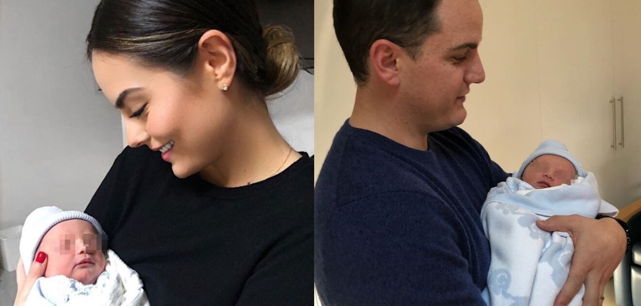 Ximena Navarrete presume a su sobrino Miguel Valladares Jr.