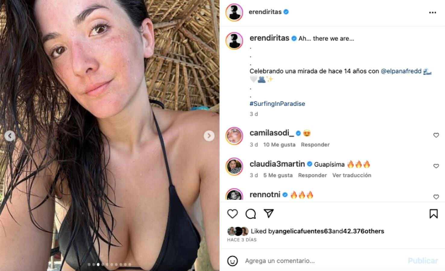 Eréndira Ibarra Provoca Suspiros Con Un Arrebatador Minikini Negro