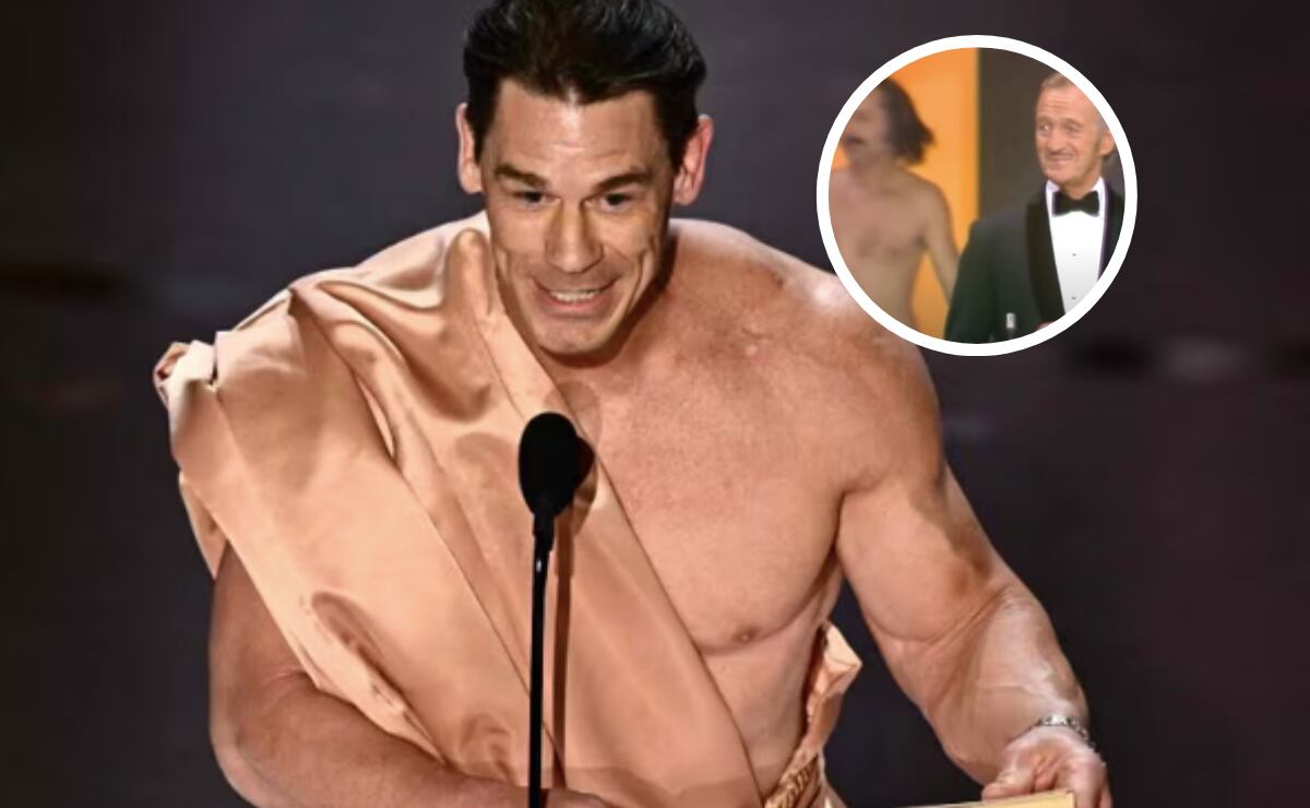 ¿John Cena fue el primer hombre en aparecer sin ropa en los Oscar ...