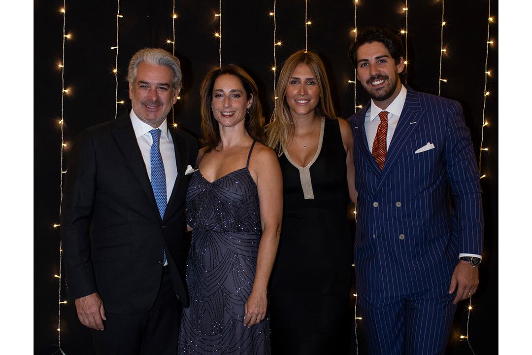 Juan Domingo Beckmann en la graduación del Americano