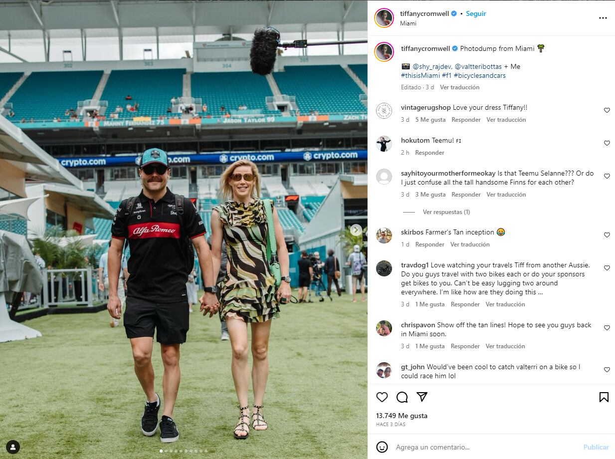 Wags de la F1: Conoce a las parejas de los pilotos