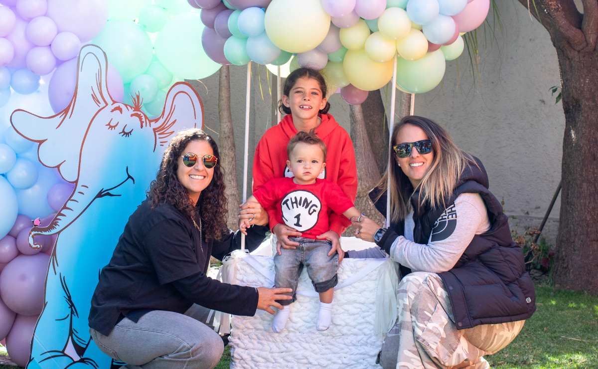 Saskia Niño de Rivera y Mariel Duayhe celebran el primer cumpleaños de ...