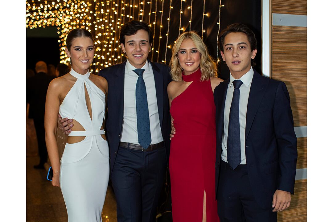 Juan Domingo Beckmann en la graduación del Americano